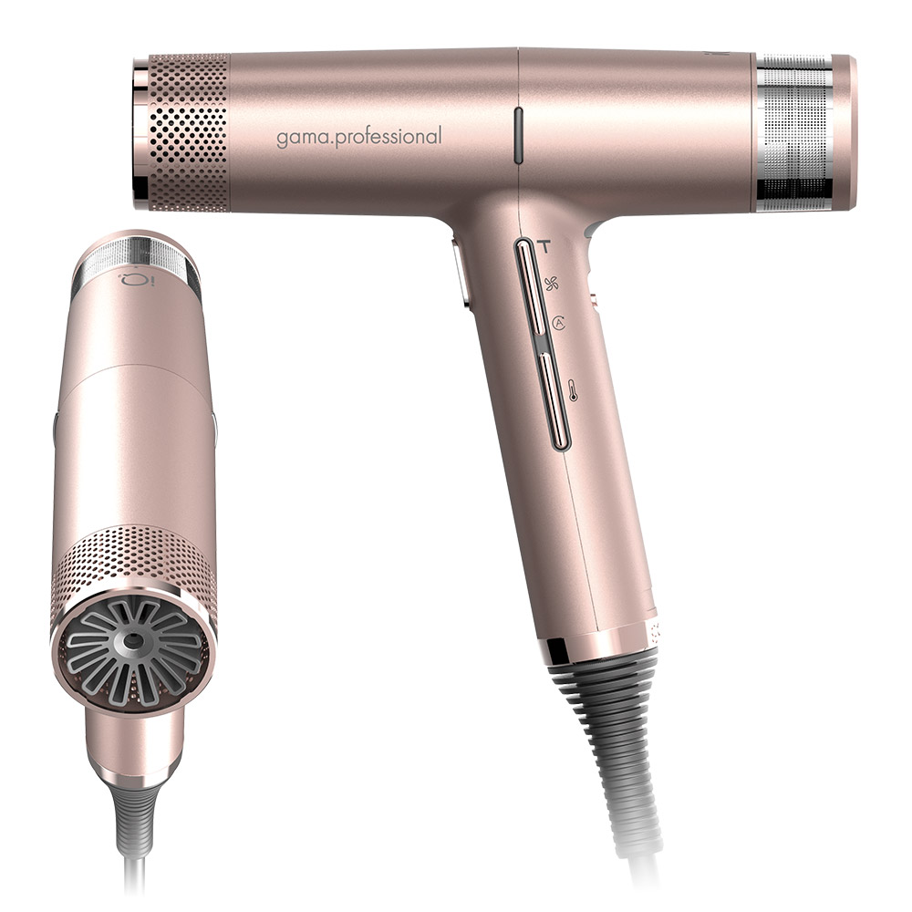 24100010 | GAMA IQ2 Perfetto Dryer - Rose Gold | Bassett Salon Solutions